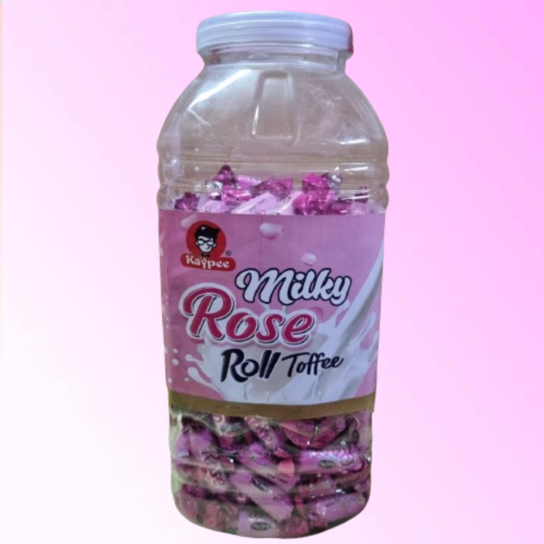 Milky Rose Roll Toffee | Pack of 20 Pcs | CandyfyShop - Candyfyshop ...